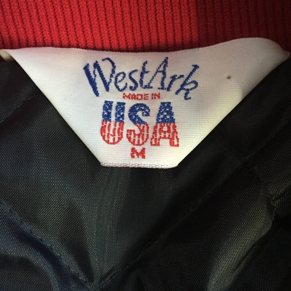 Vintage | Jackets & Coats | Vintage Westark Usmc Marines Satin Bomber ...